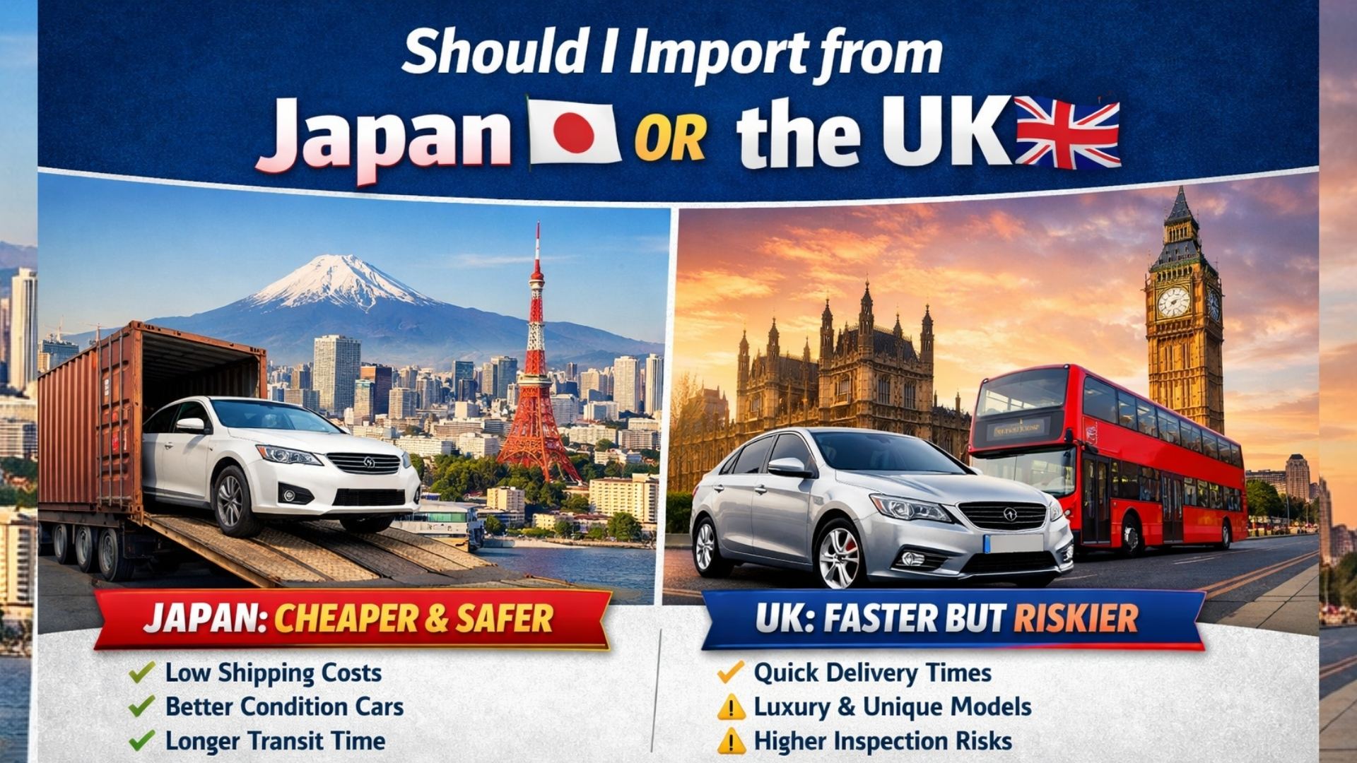 UK vs Japan Car Import: Costs, Transit & Risks - Seaways Kenya Limited